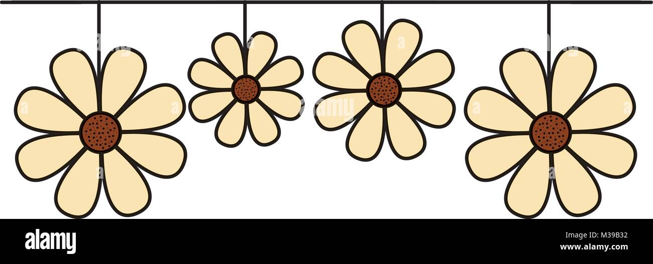 Hanging branch natural green background Stock Vector Images - Alamy