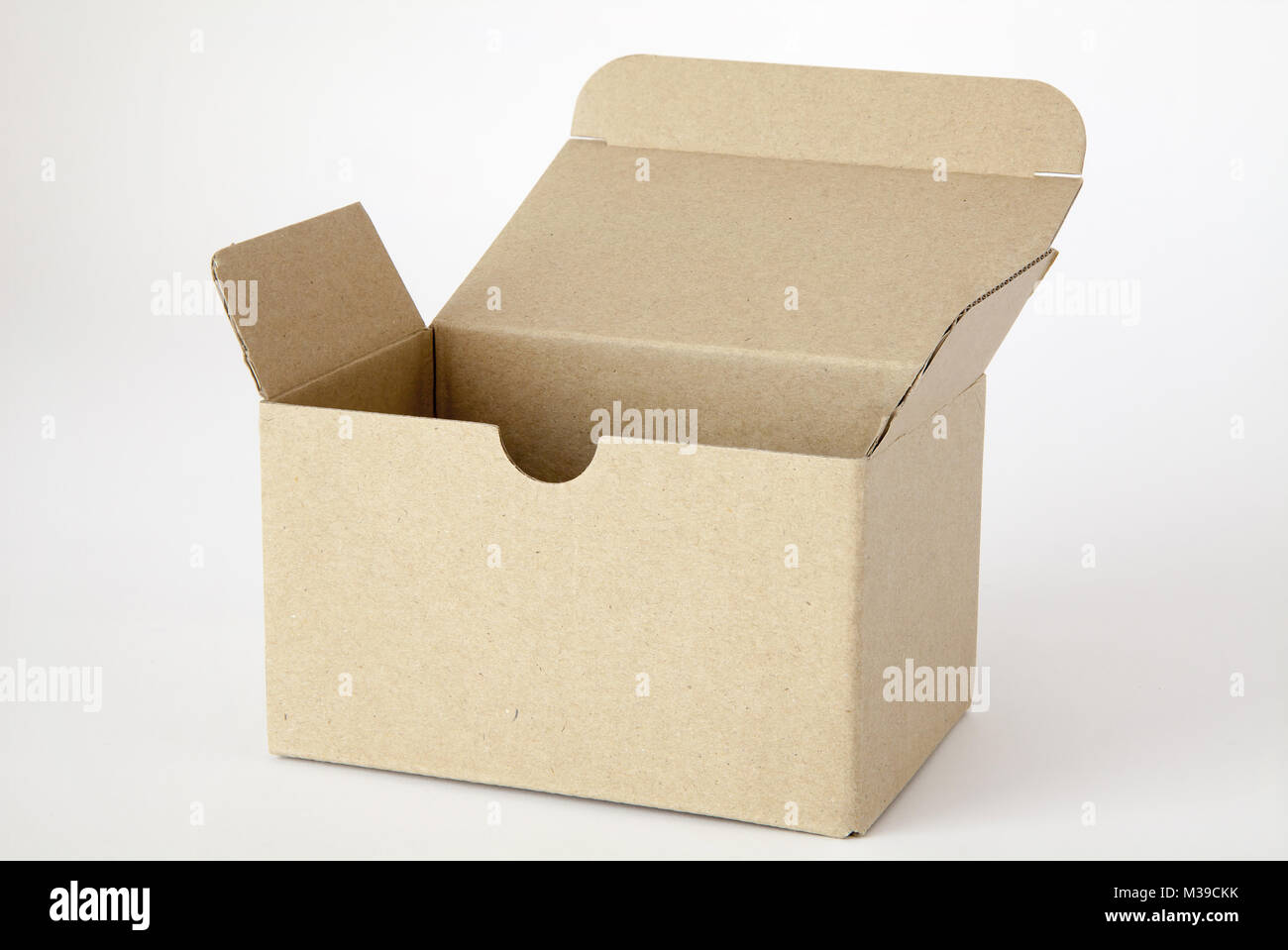 Craft box with lid open Stock Photo - Alamy