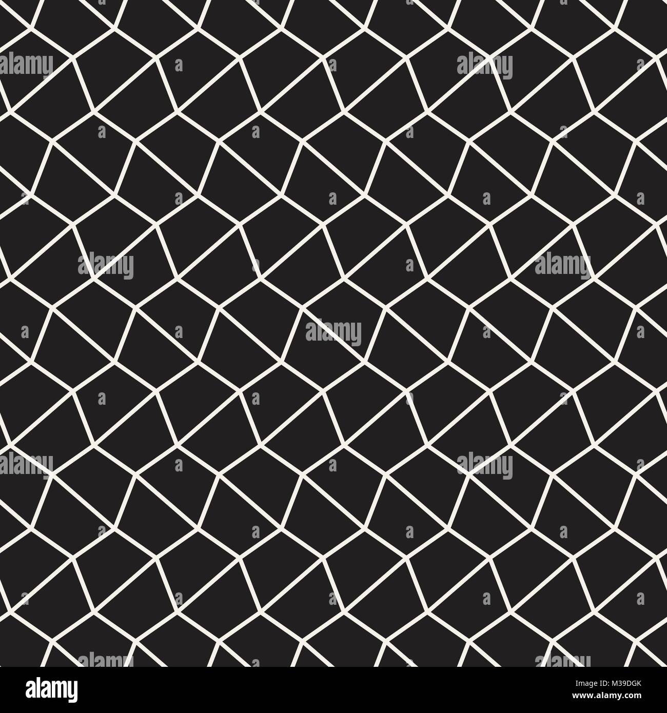 Vector seamless lattice pattern. Modern stylish texture with monochrome ...