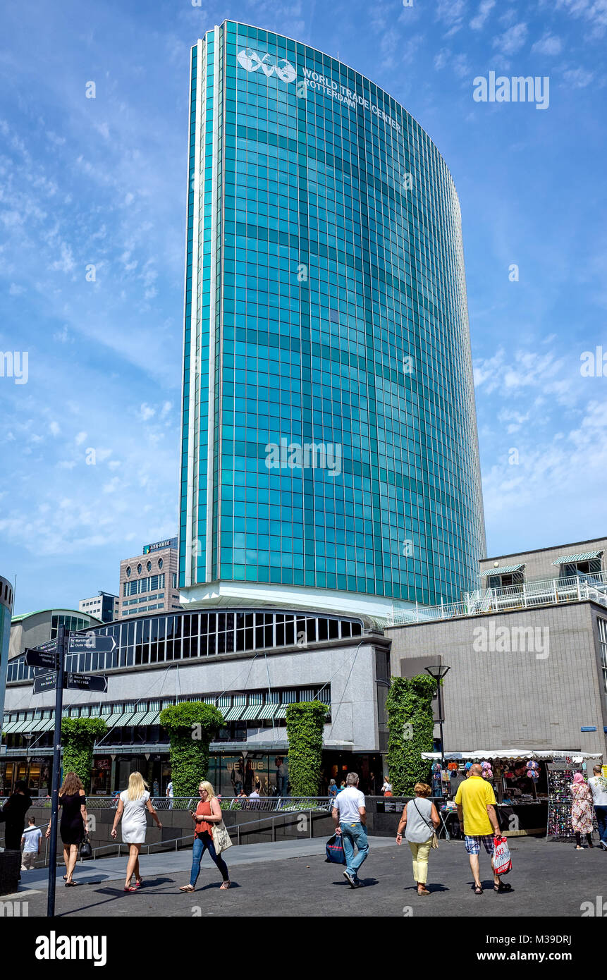Rotterdam, The Netherlands - 2017 June 22: World Trade Center building ...