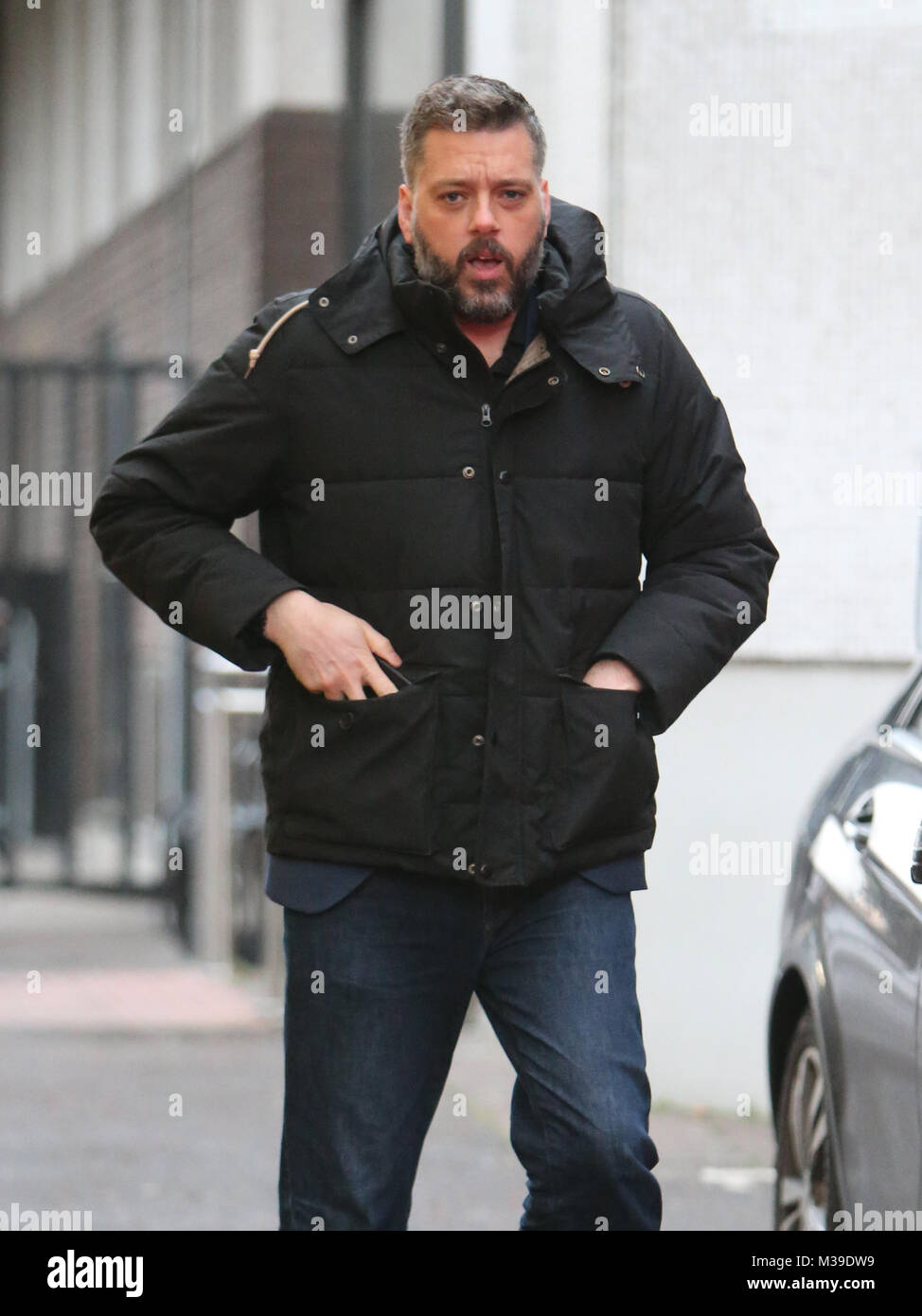 Iain Lee outside ITV Studios today Featuring: Iain Lee Where: London ...