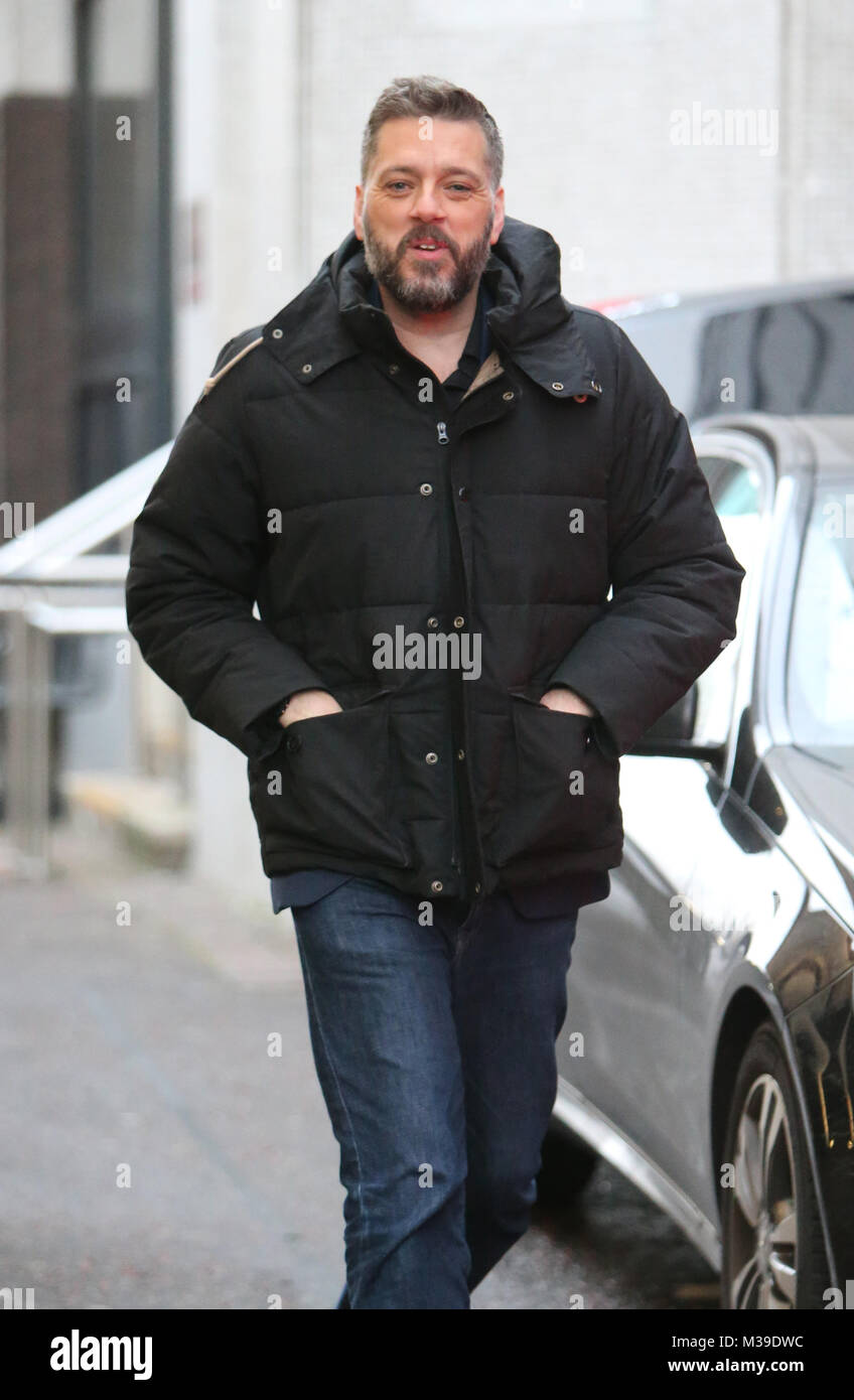 Iain Lee outside ITV Studios today Featuring: Iain Lee Where: London ...