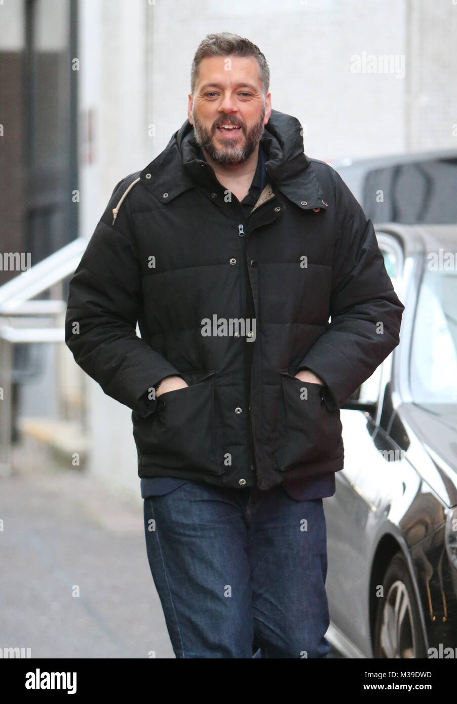 Iain Lee outside ITV Studios today Featuring: Iain Lee Where: London ...