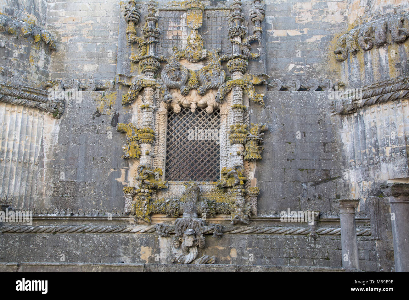Manueline Window, Convento de Cristo; Tomar, Portugal Stock Photo - Alamy
