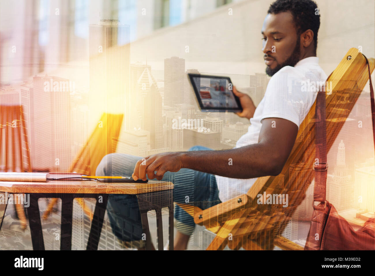 Relaxed tech time hi-res stock photography and images - Alamy