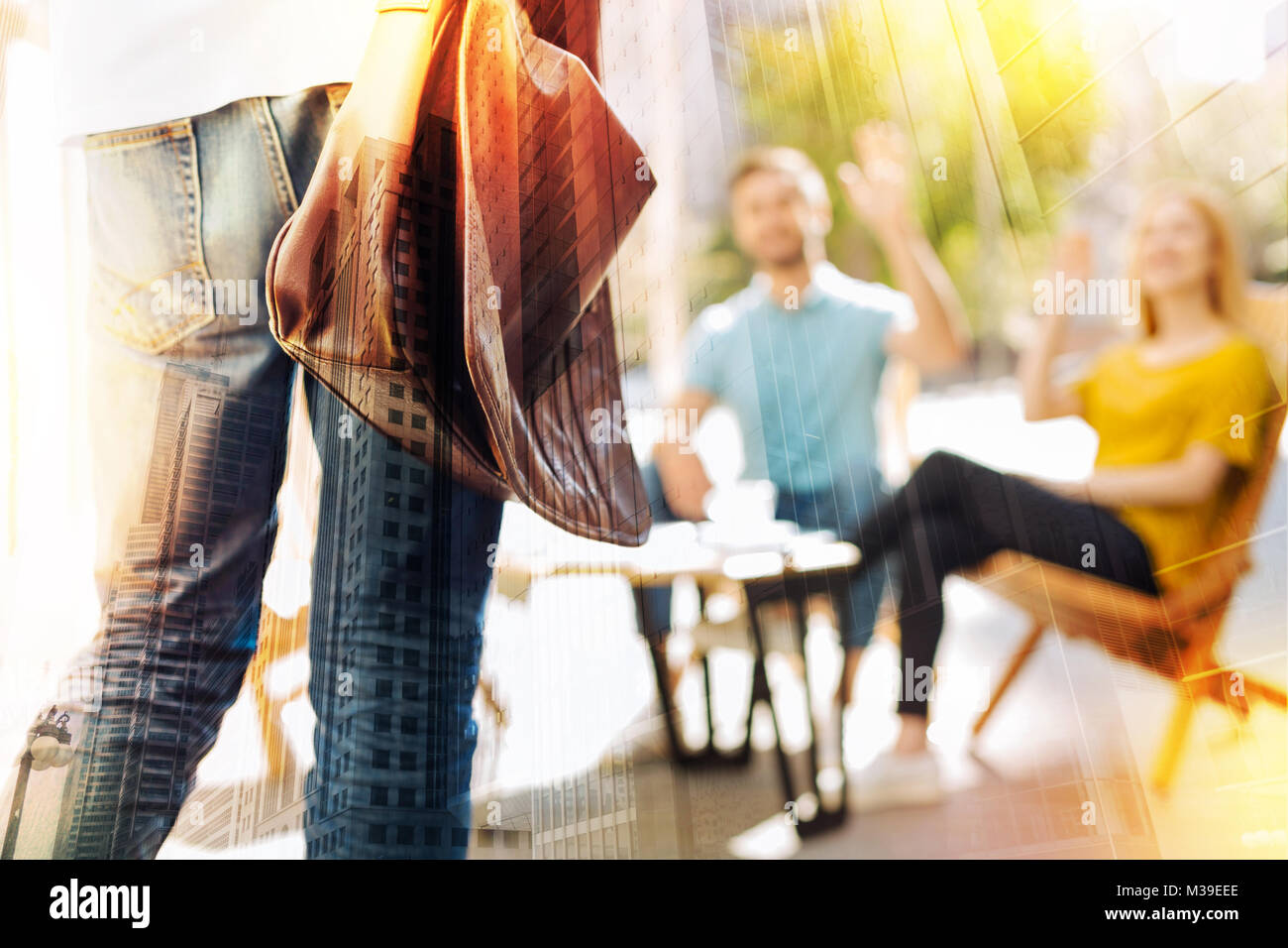Positive happy woman coming hi-res stock photography and images - Alamy
