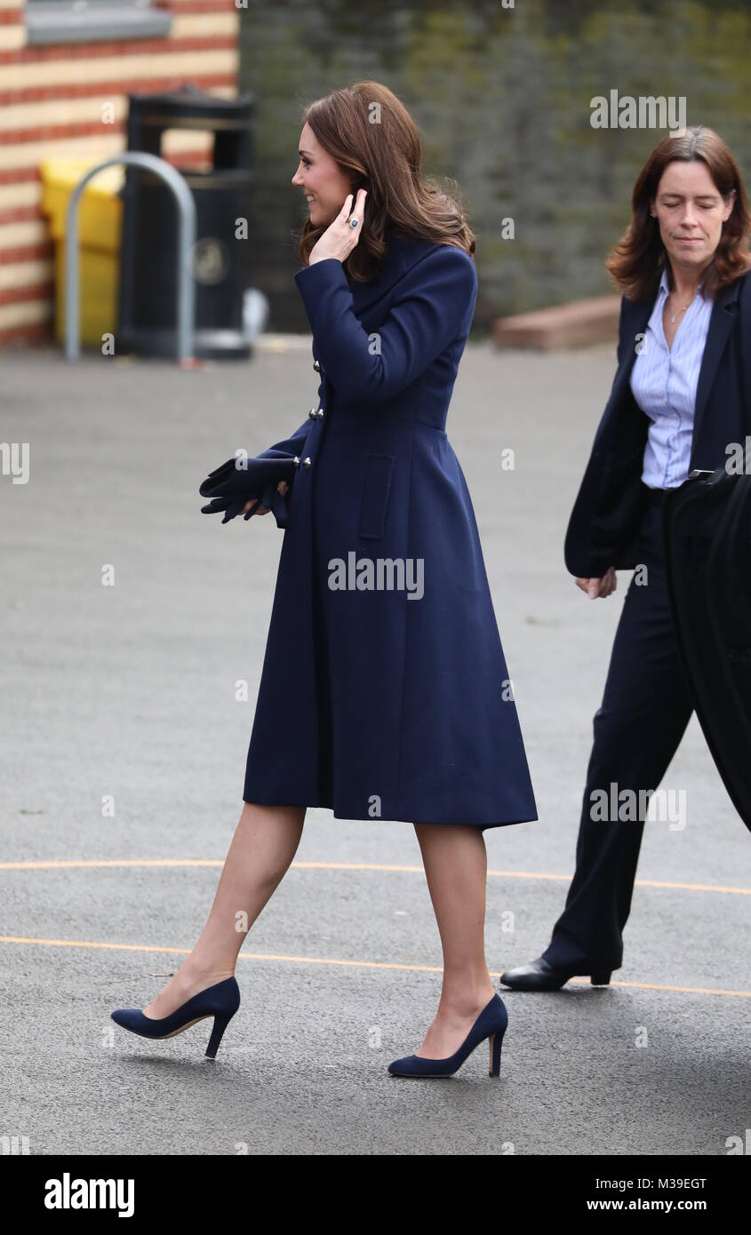 The Duchess of Cambridge visits the Reach Academy Feltham, a school ...