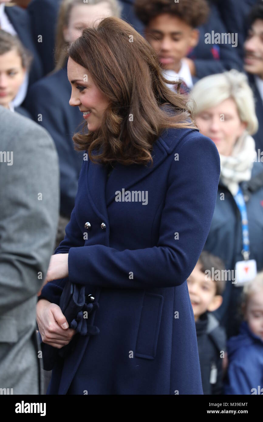 The Duchess of Cambridge visits the Reach Academy Feltham, a school ...