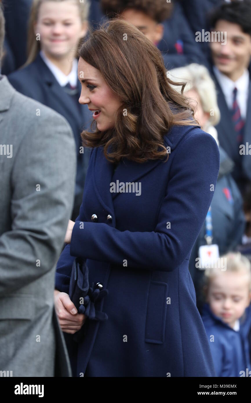 The Duchess of Cambridge visits the Reach Academy Feltham, a school ...