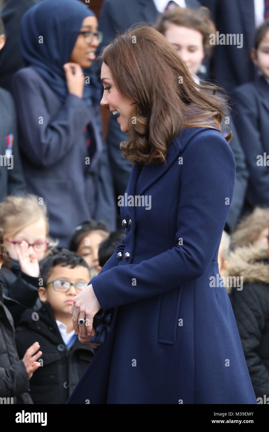 The Duchess of Cambridge visits the Reach Academy Feltham, a school ...