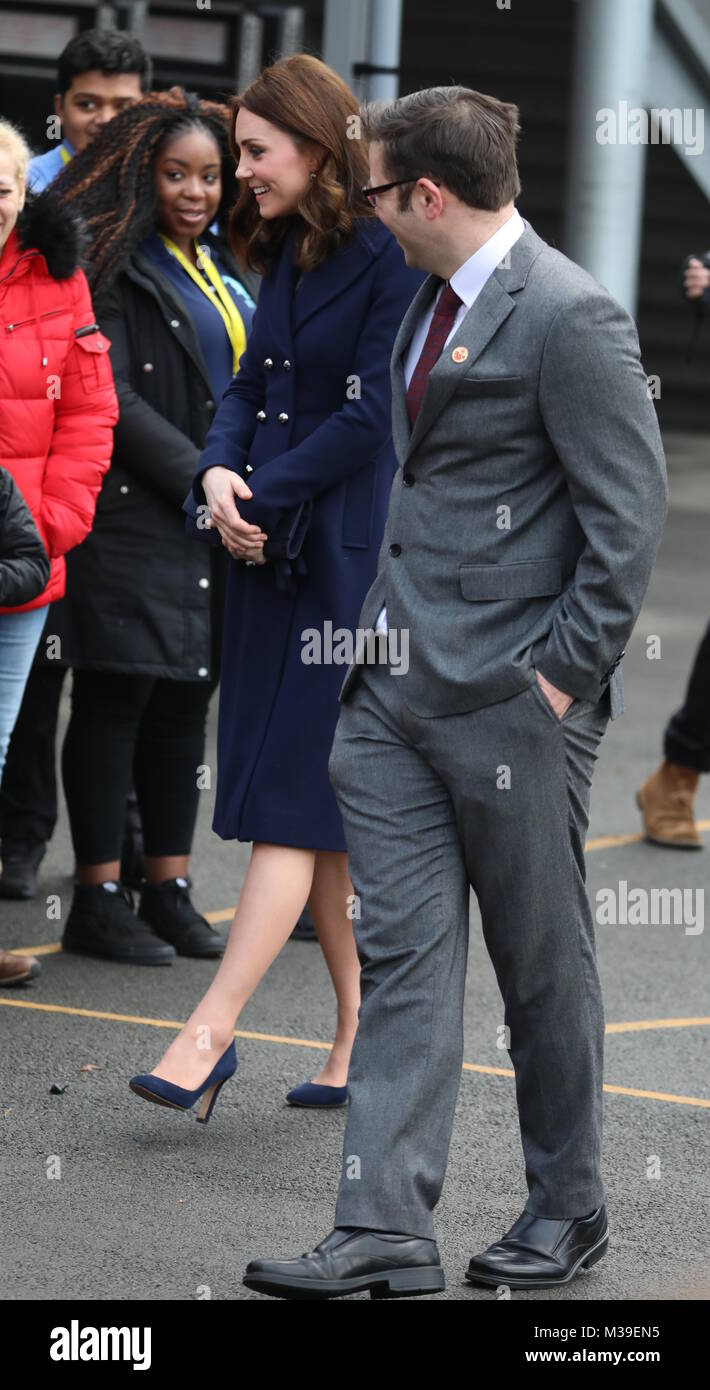 The Duchess of Cambridge visits the Reach Academy Feltham, a school ...