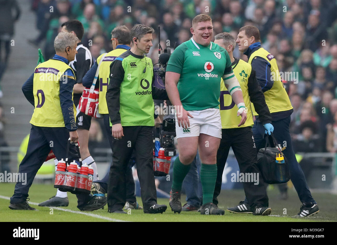 Irelands tadhg furlong leave field hi-res stock photography and images ...
