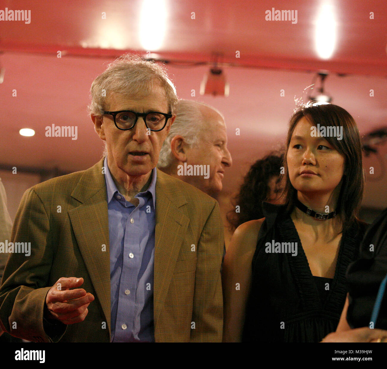 Woody Allen & Soon Yi Previn & Letty Aronson Attending the Kursaal ...