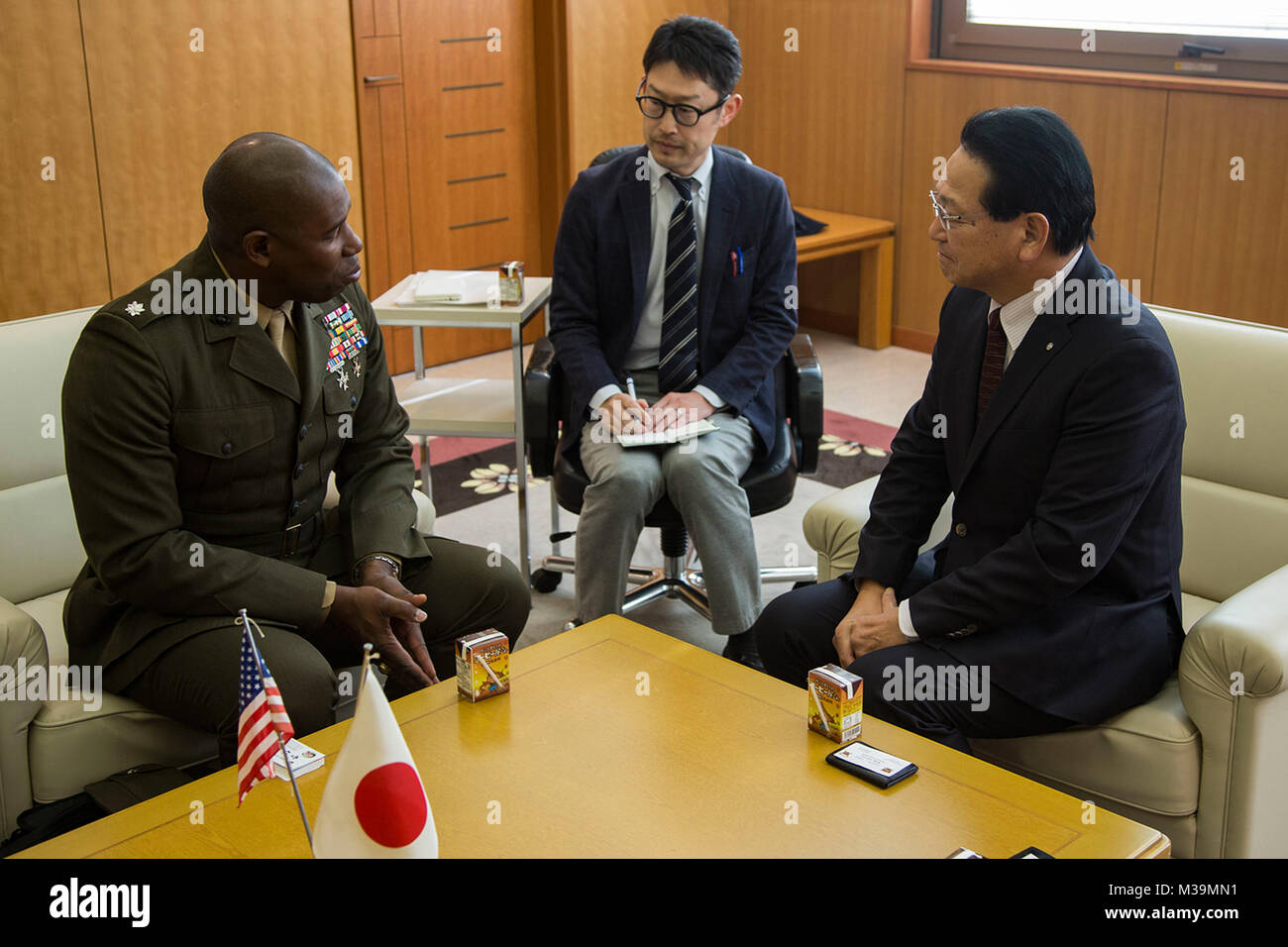 U.S. Marine Corps Lt. Col. Leroy Bryant Butler, battalion commander ...