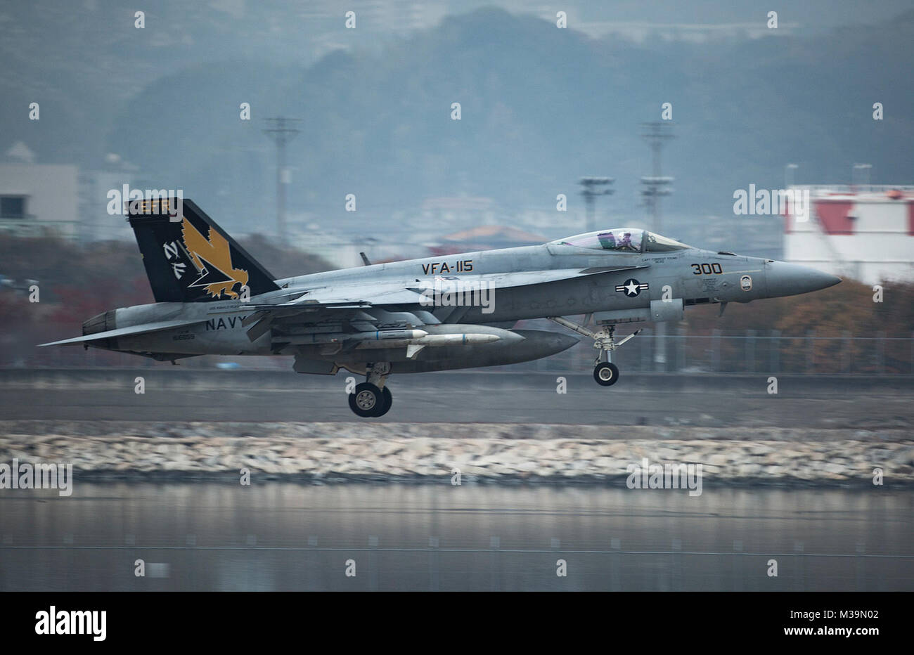 Strike Fighter Squadron 115 arrives aboard Marine Corps Air Station ...