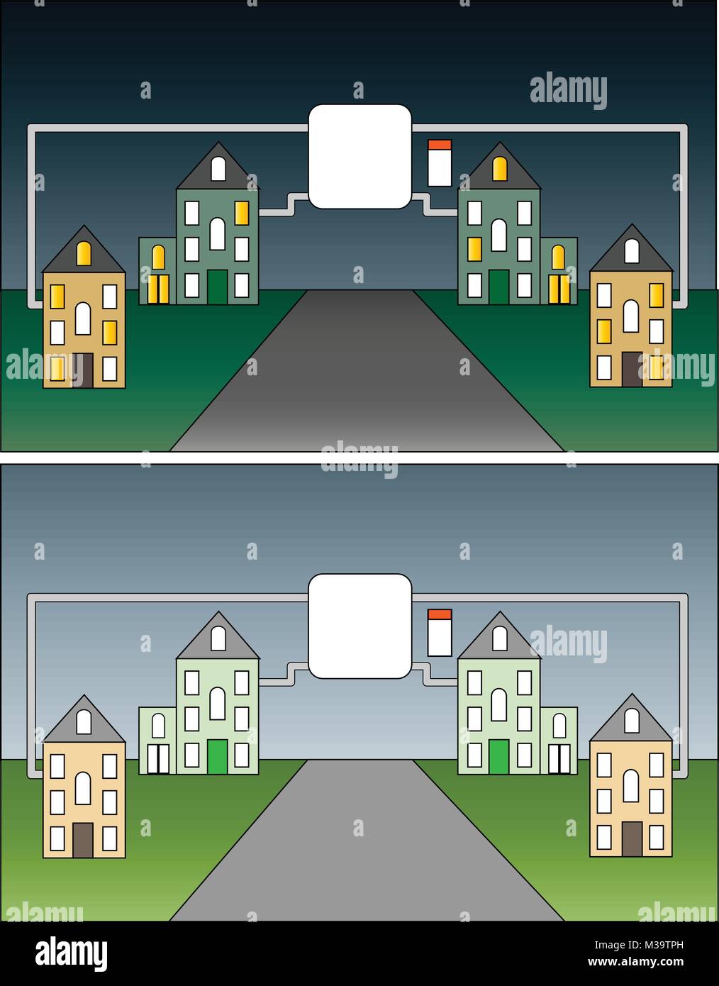 Power useage Stock Vector Images - Alamy