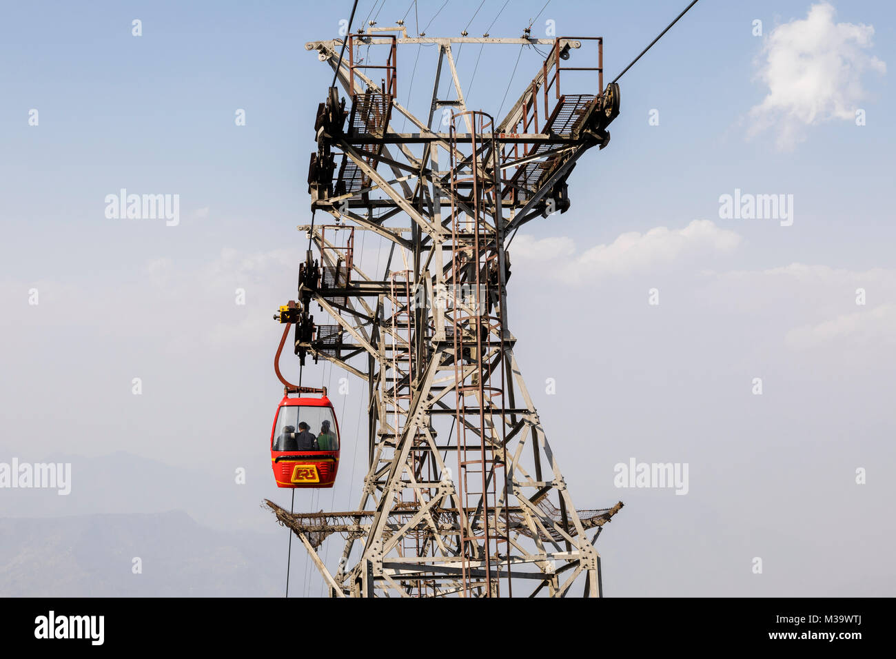DARJEELING, INDIA, March 5, 2017: The Darjeeling Ropeway is a ropeway ...