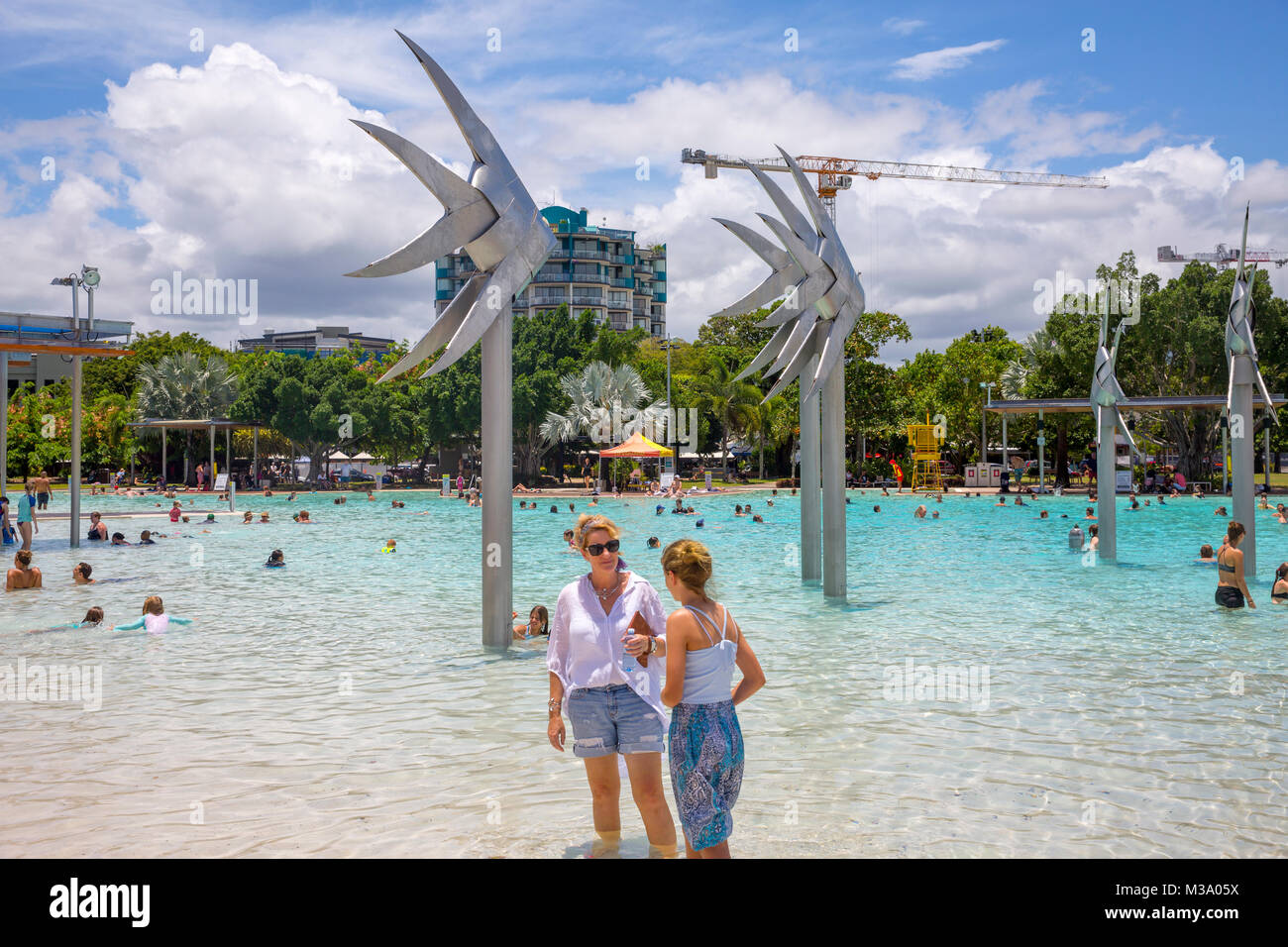Cairns city centre and esplanade lagoon swimming pool, Far north ...
