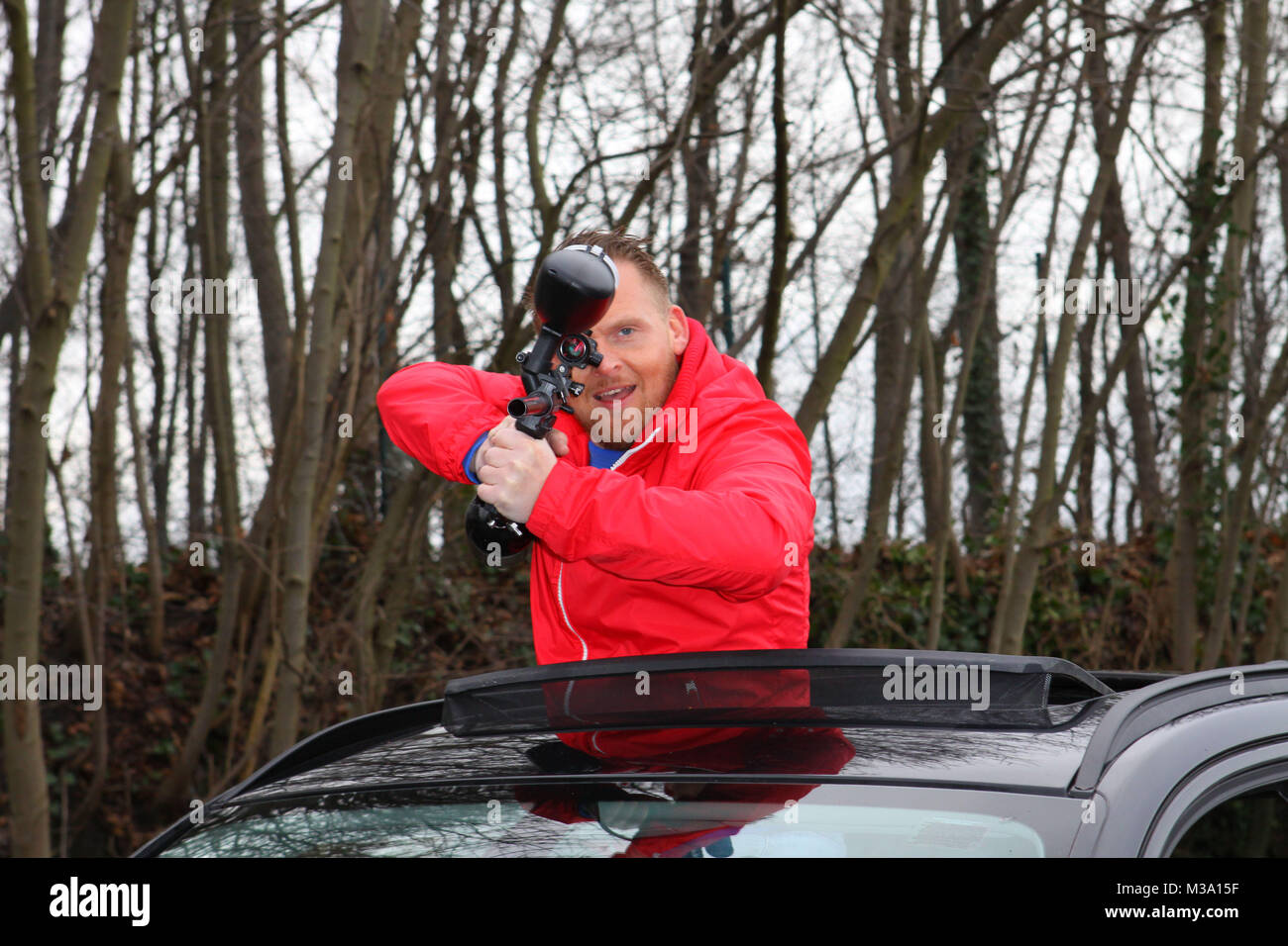 Axel Stein, Turbo und Tacho, action concept Gelaende, Koeln, 05.02.2013 ...