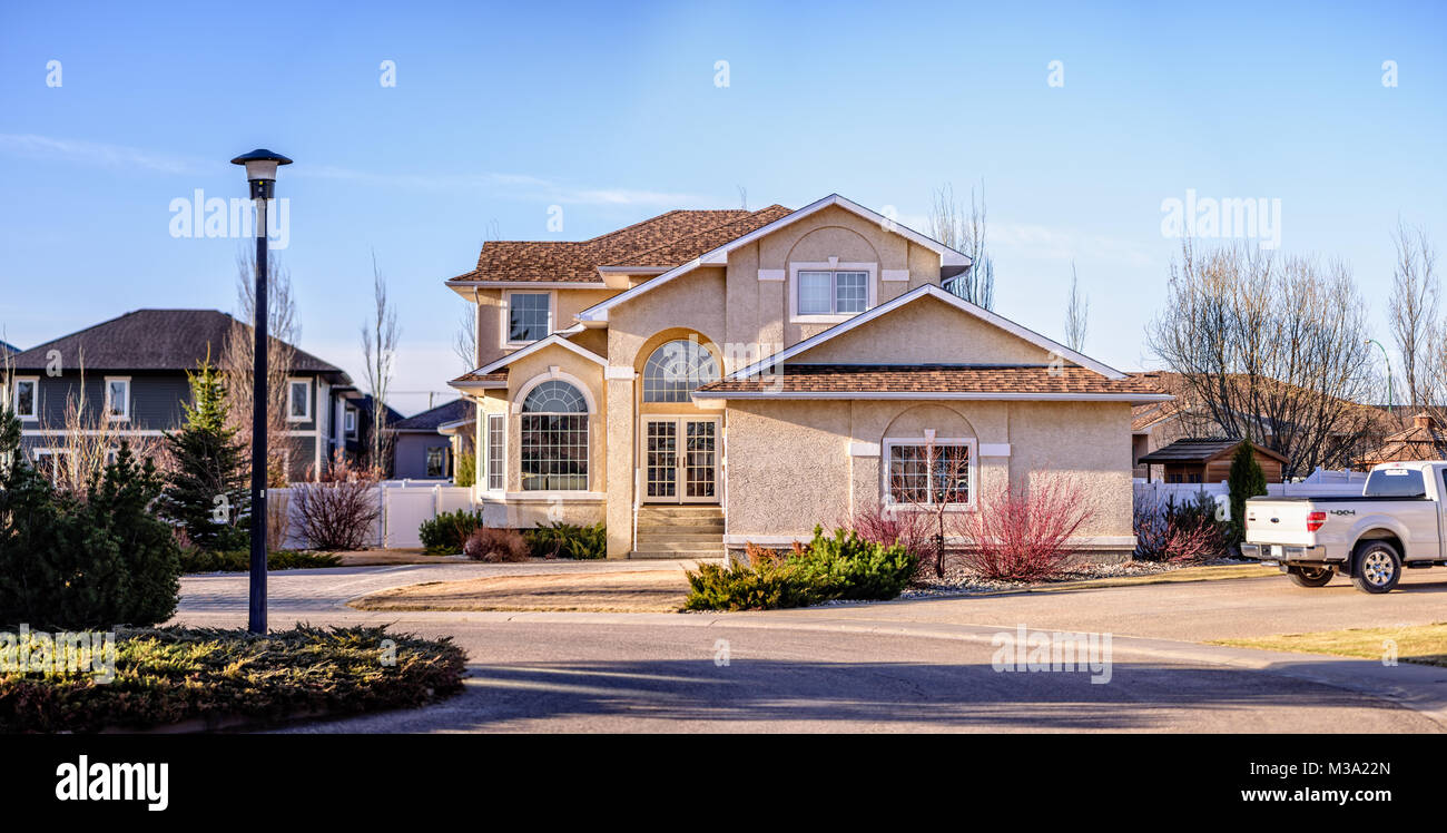 Typical american neighborhood hi-res stock photography and images - Alamy