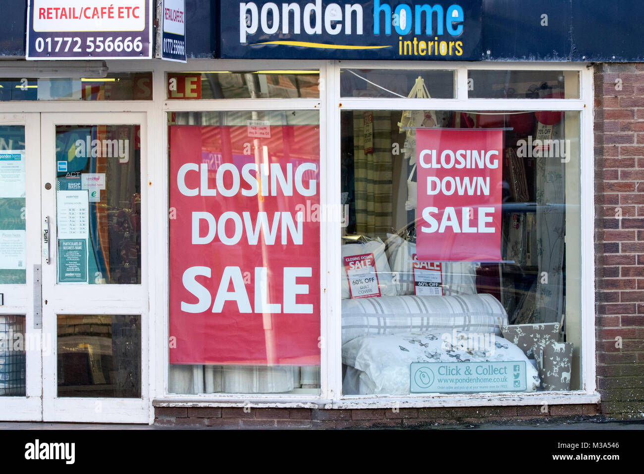 Difficult trading trade recession conditions as high street retail ...
