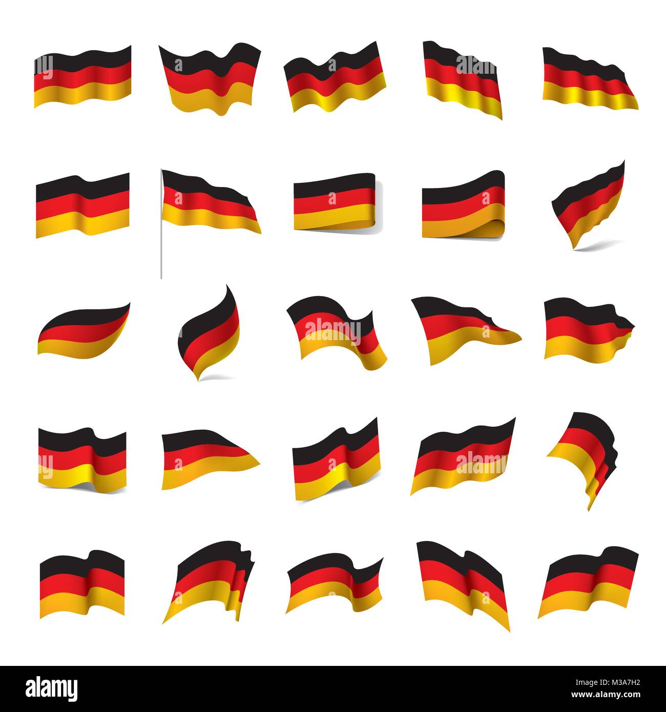 Germany flag, vector illustration Stock Vector Image & Art - Alamy