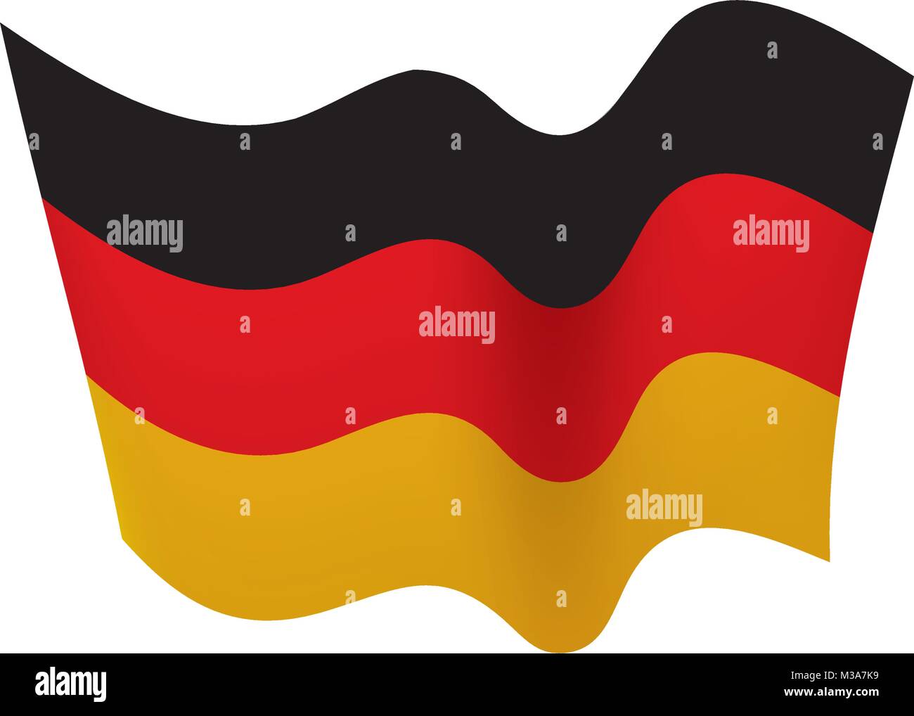Germany flag, vector illustration Stock Vector Image & Art - Alamy