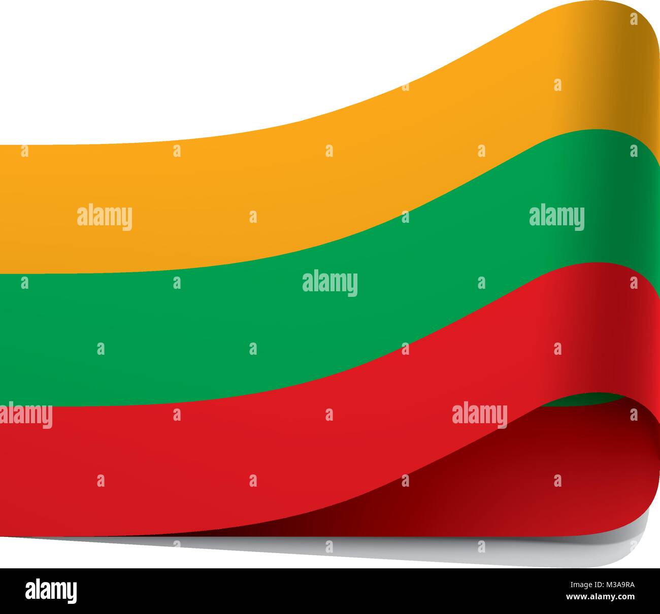 Lithuania flag, vector illustration Stock Vector Image & Art - Alamy