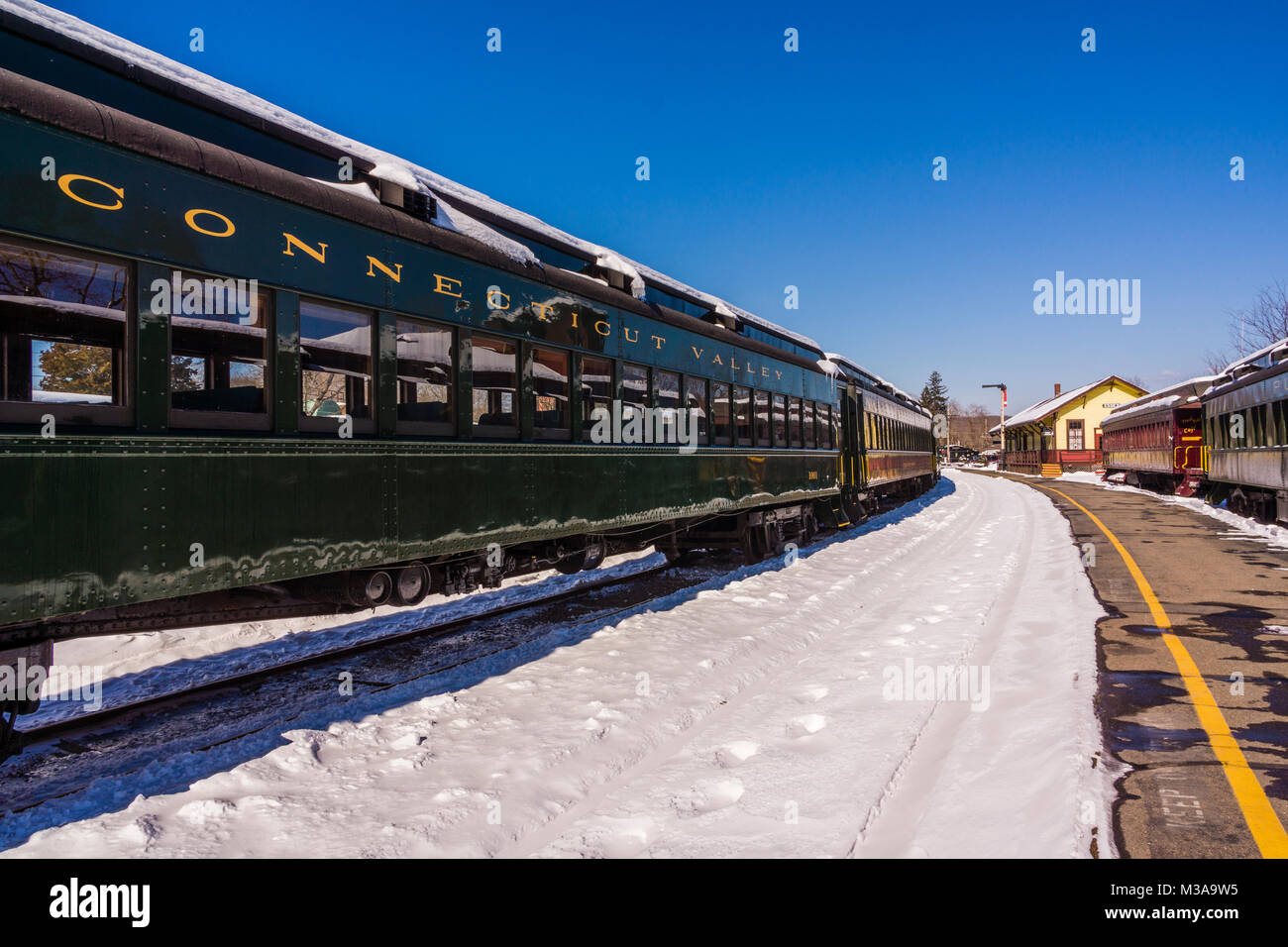 Steam Train Essex, Connecticut, USA Stock Photo - Alamy