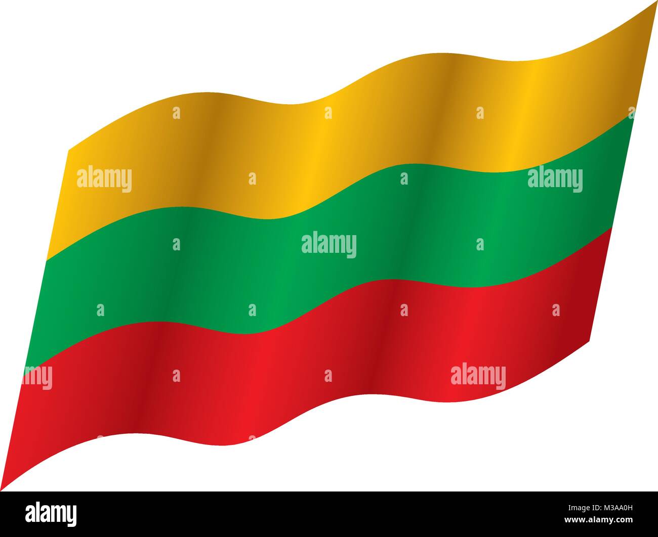 Lithuania flag, vector illustration Stock Vector Image & Art - Alamy