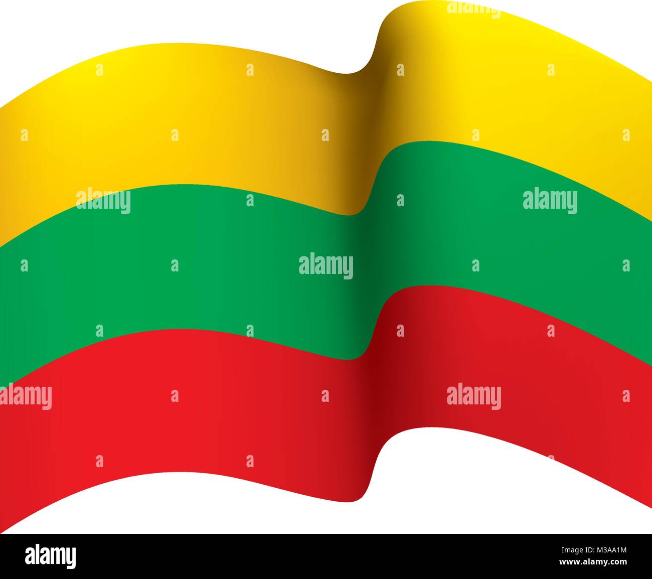 Lithuania flag, vector illustration Stock Vector Image & Art - Alamy
