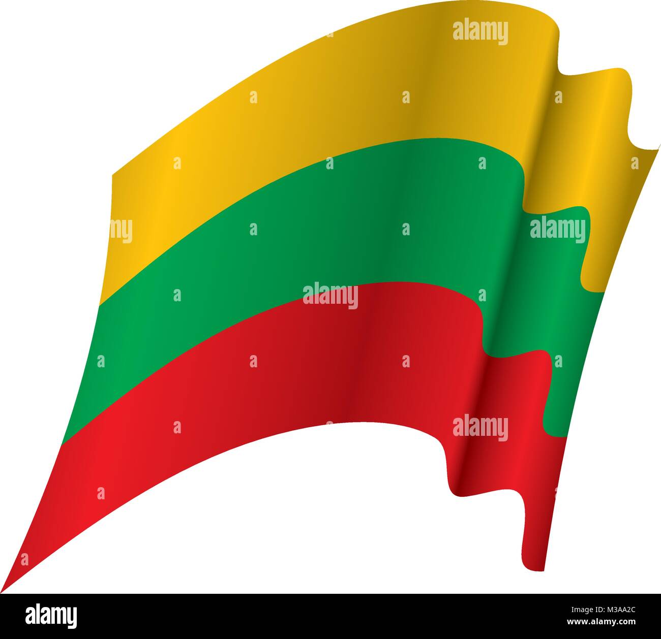 Lithuania flag, vector illustration Stock Vector Image & Art - Alamy