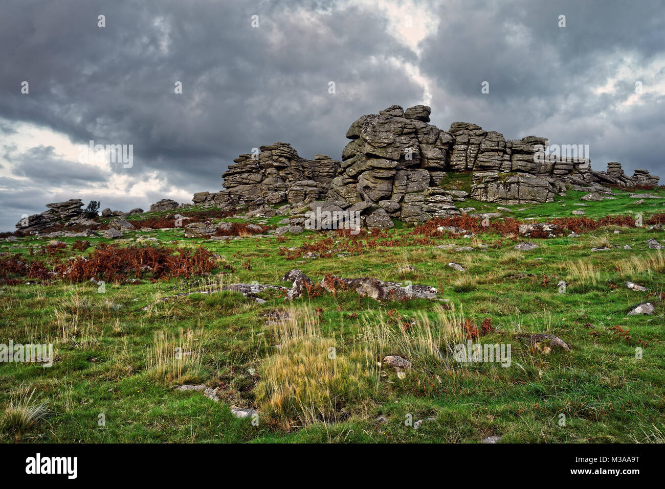 UK, Devon, Dartmoor, Hound Tor Stock Photo - Alamy