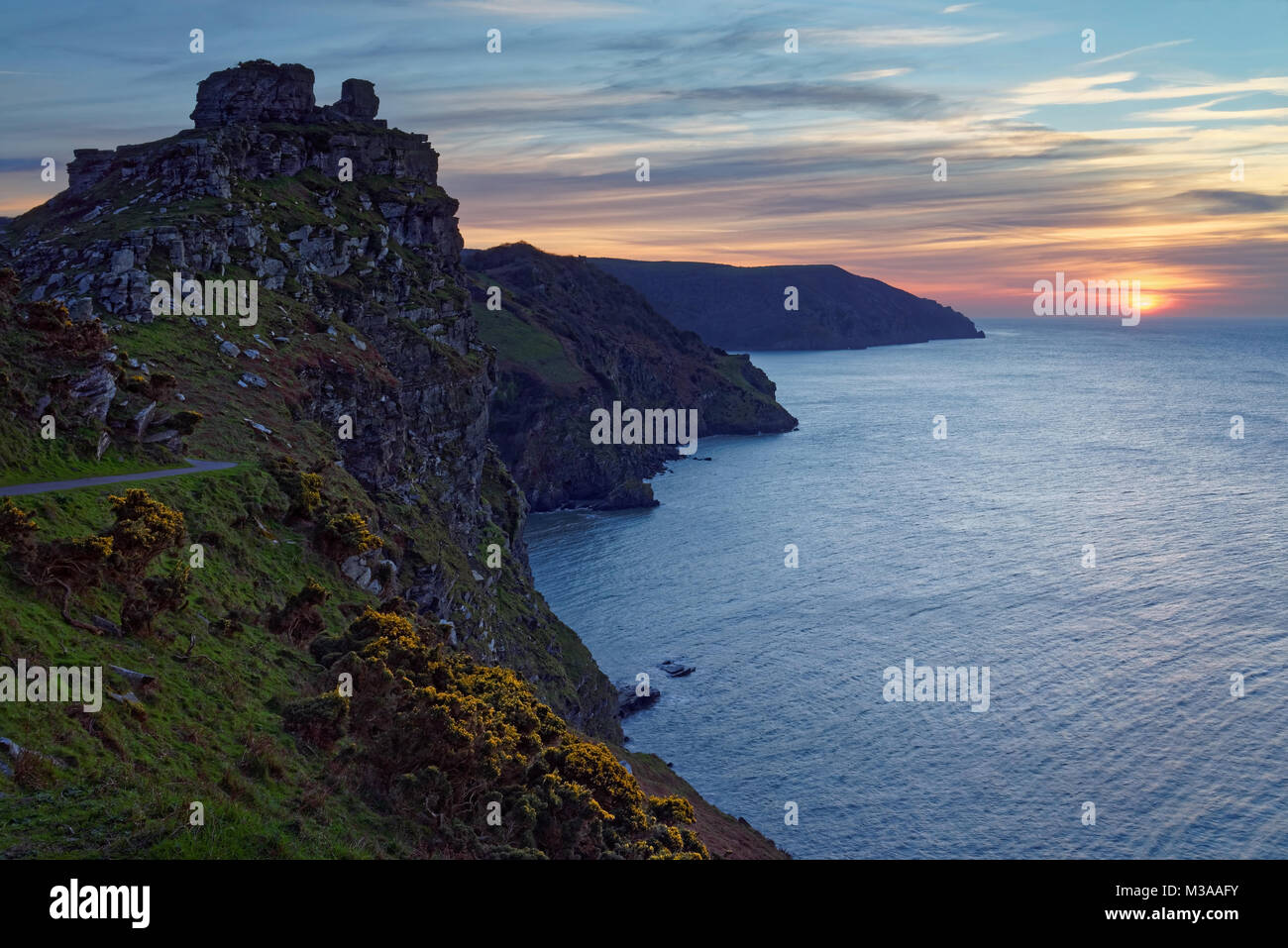Exmoor valley of the rocks hi-res stock photography and images - Alamy