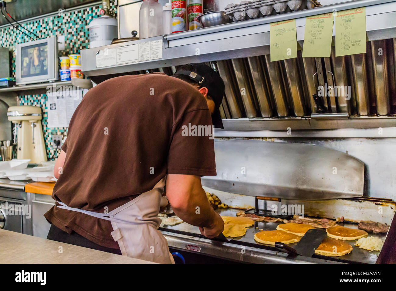 Miss Washington Diner New Britain, Connecticut, USA Stock Photo - Alamy