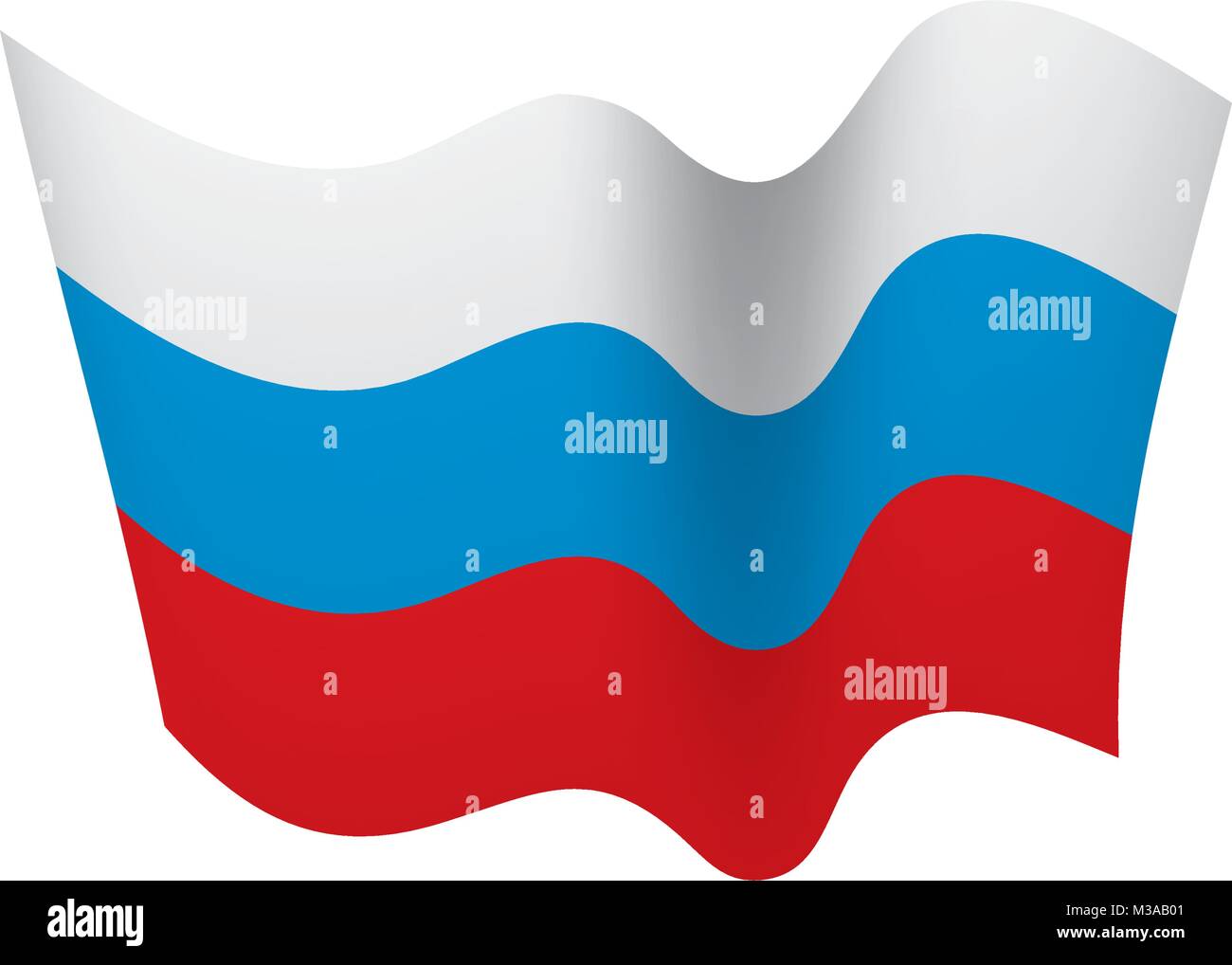 Russia flag, vector illustration Stock Vector Image & Art - Alamy