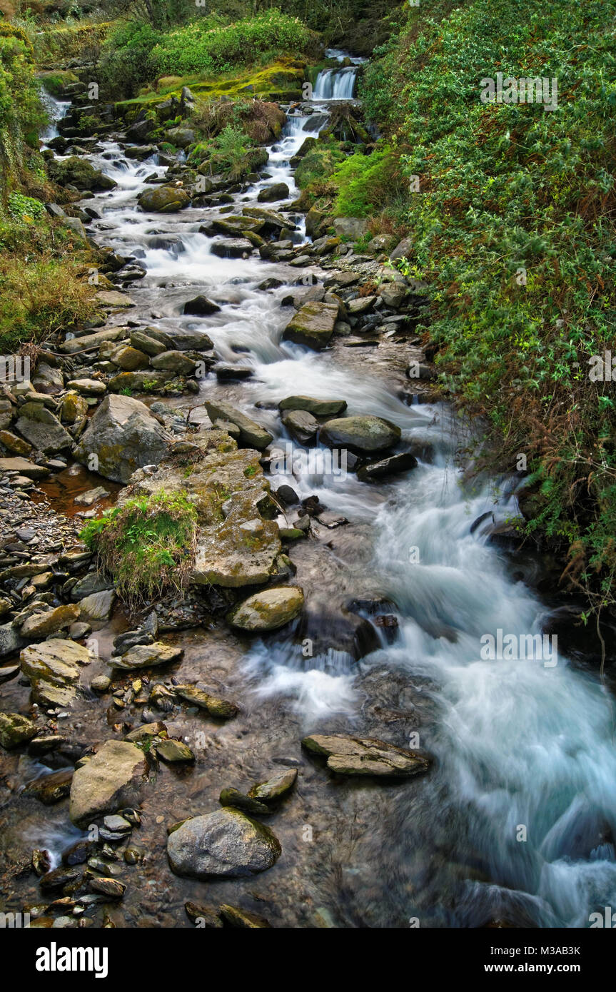 UK, North Devon, Lynmouth, West Lyn River Stock Photo - Alamy
