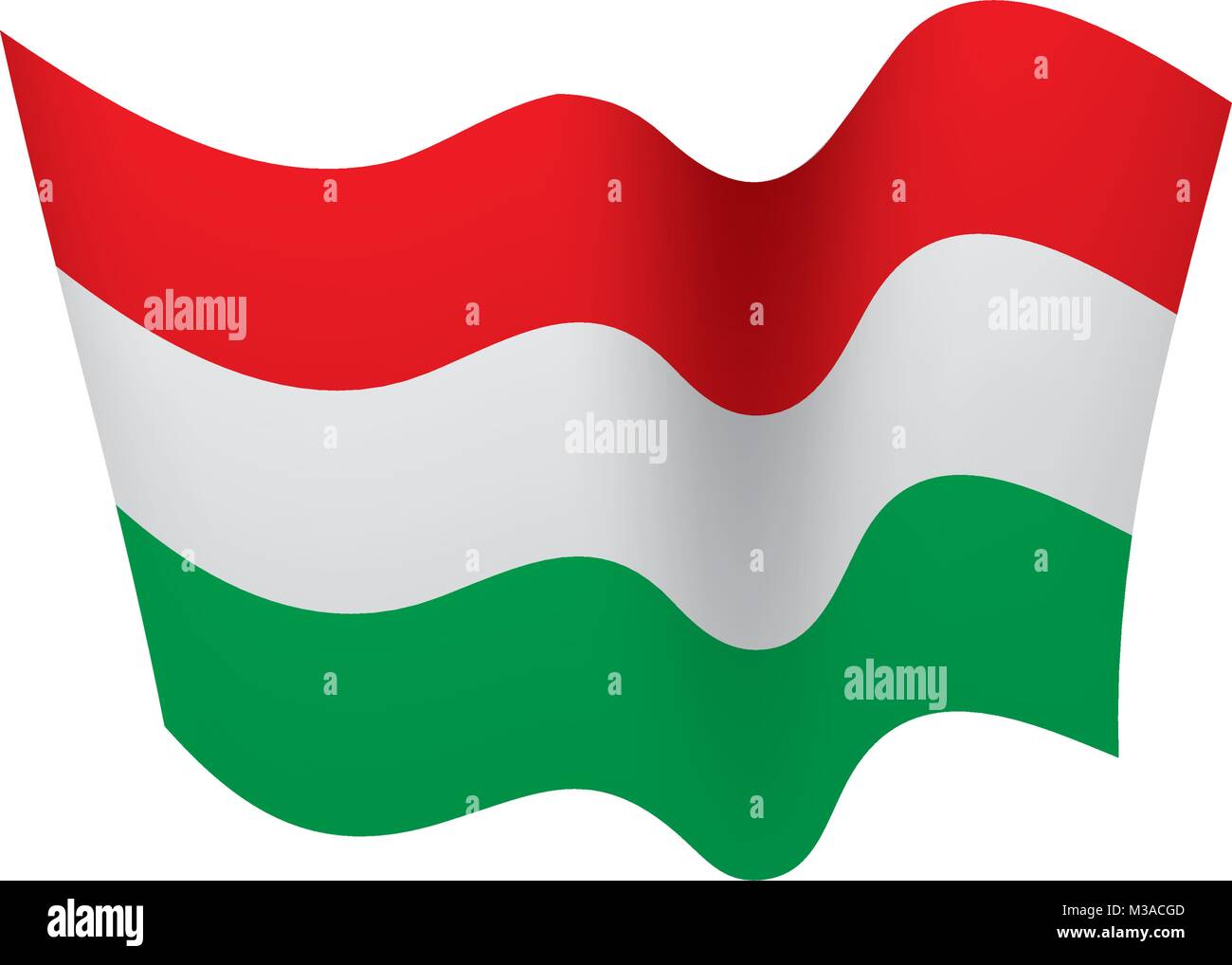 Hungary flag, vector illustration Stock Vector Image & Art - Alamy