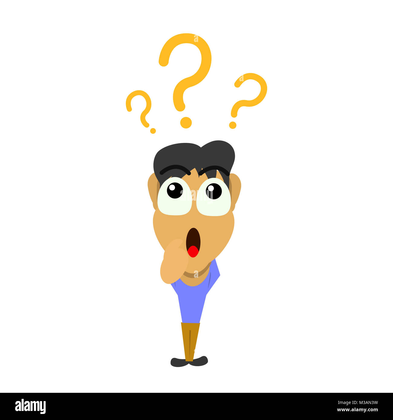 Questioning Man Clipart