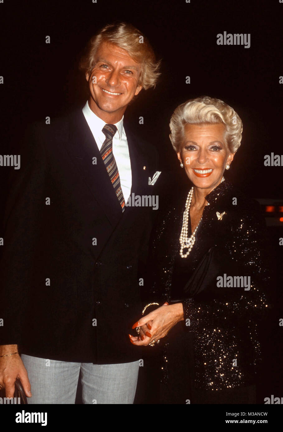 WEST HOLLYWOOD, CA - OCTOBER 7: (L-R) Hairdresser Eric Root and actress ...
