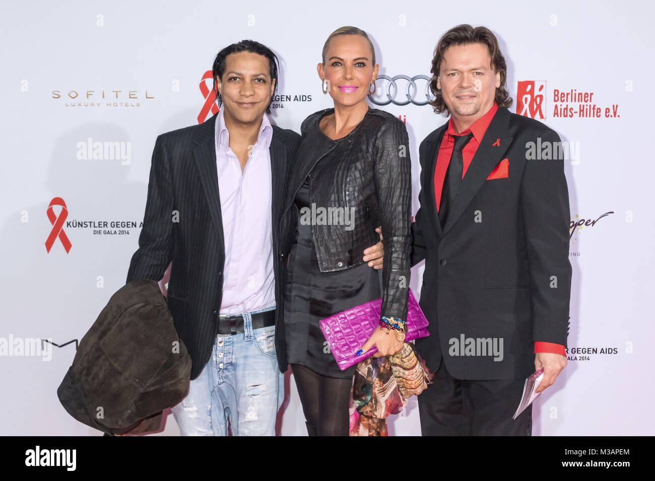 Natascha Ochsenknecht mit Begleitung und Lars Vestergaard von Laustsen ...