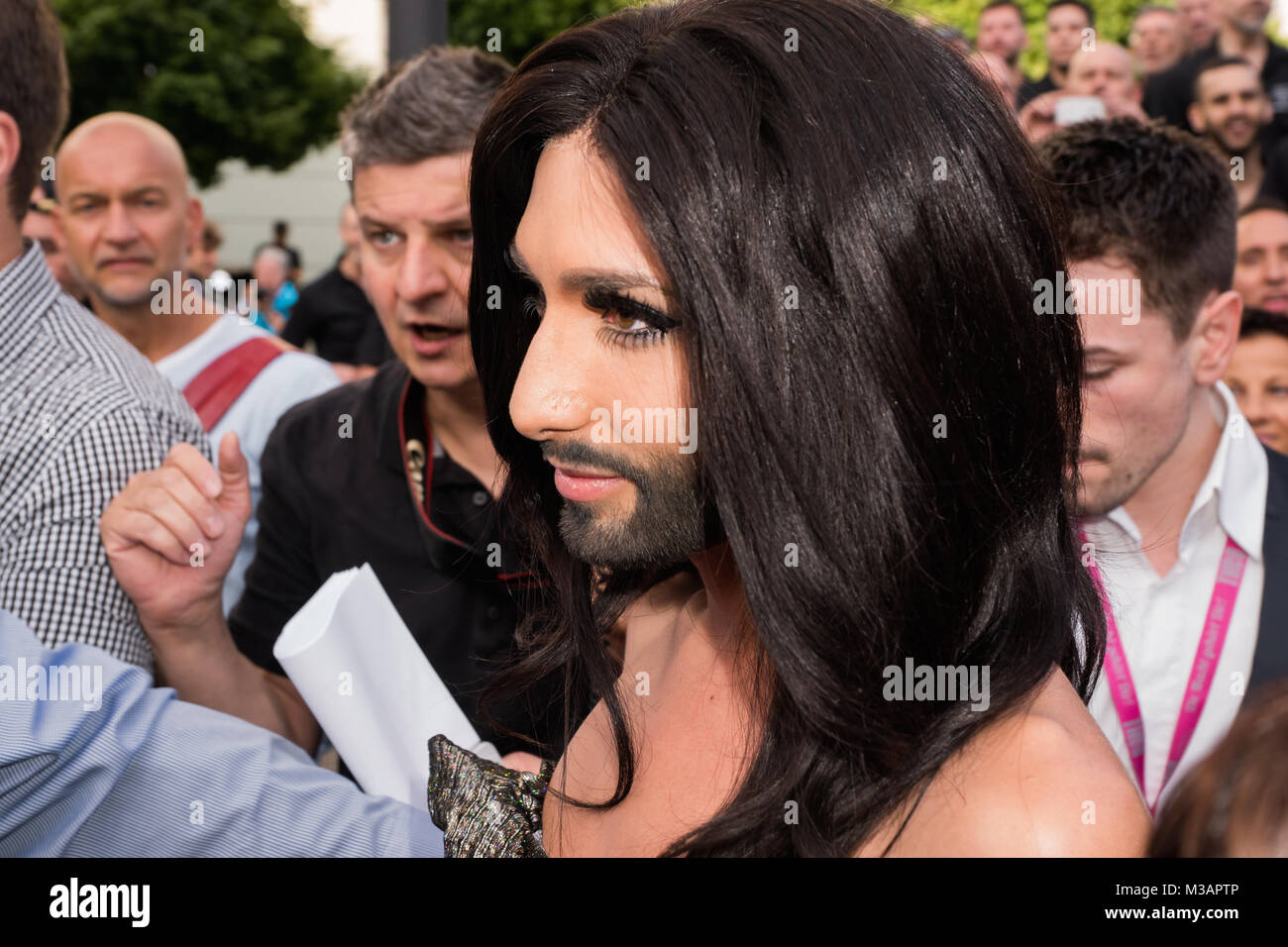 Eurovision conchita wurst 2014 hi-res stock photography and images - Alamy