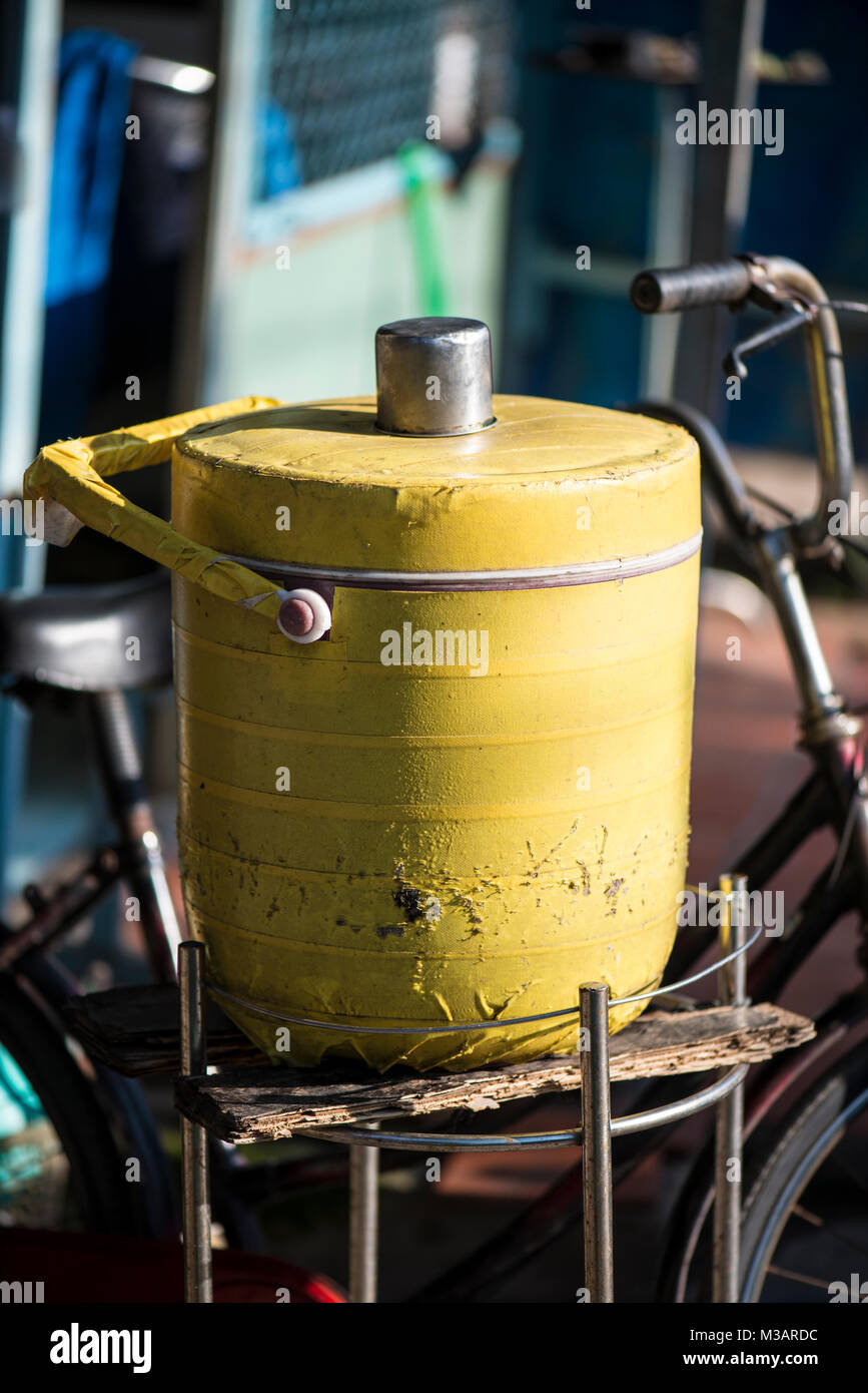 Rice container, Mekong delta, Vietnam Stock Photo - Alamy