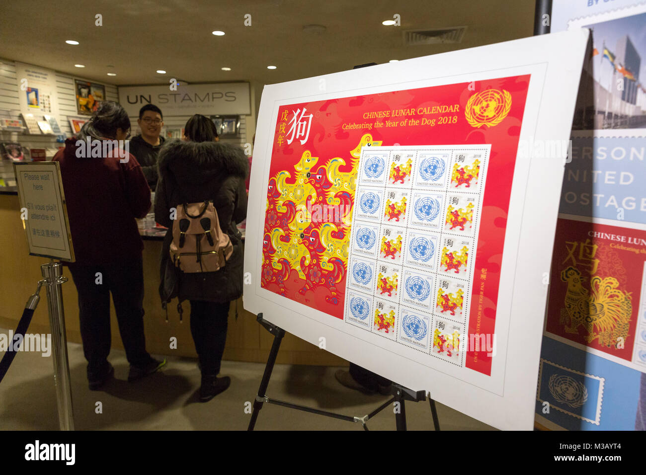 United Nations, UN headquarters in New York. 7th Feb, 2018. The Year of ...