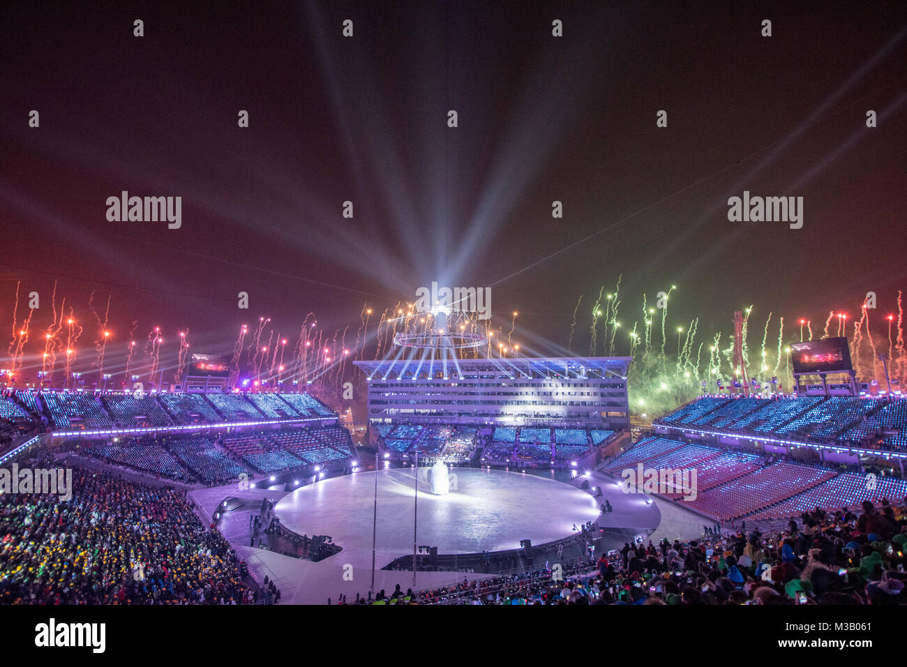 Pyeongchang, South Korea. general view, Opening Ceremony Olympic Winter ...