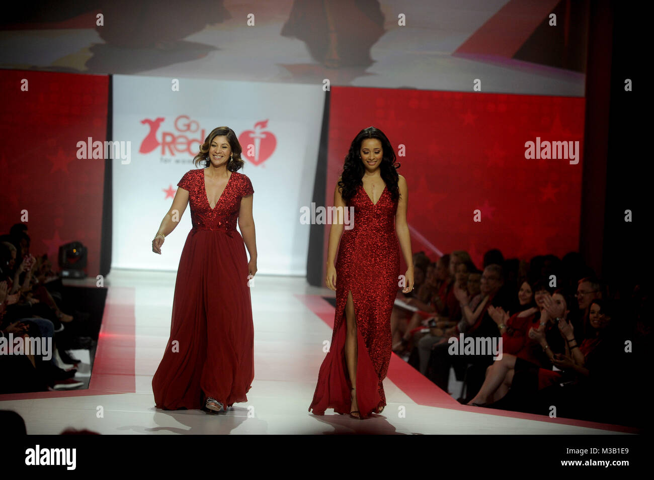 NEW YORK, NY - FEBRUARY 08: Lilly Rocha, Karen A. Hill walks the runway ...