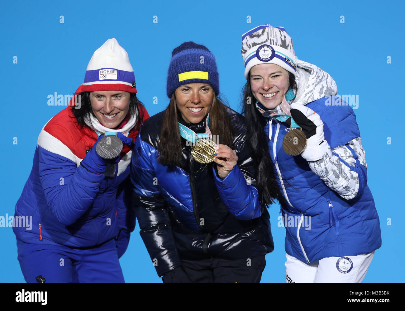Pyeongchang, South Korea. 10th Feb, 2018. Champion Sweden's Charlotte ...
