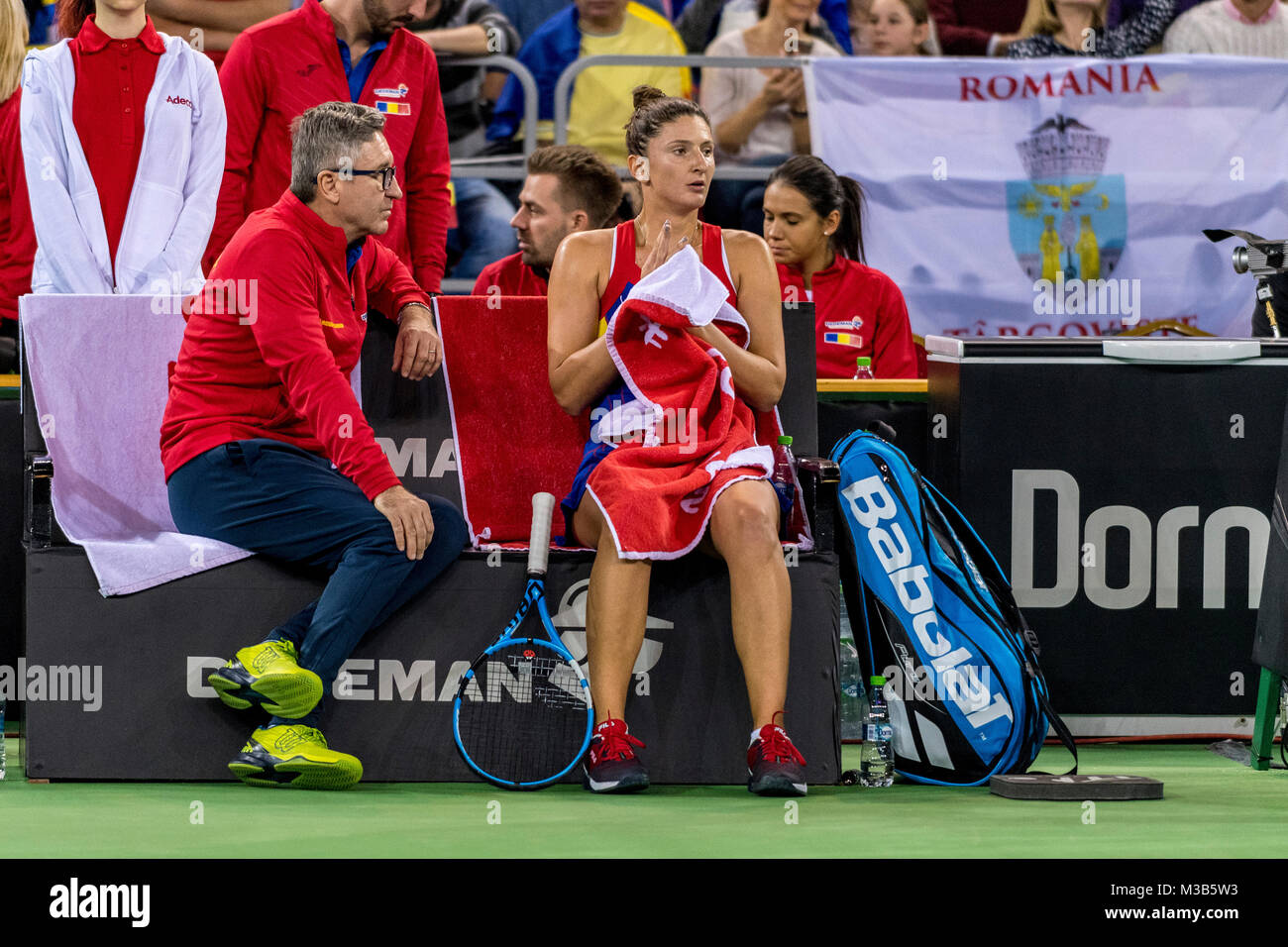 February 10, 2018: Florin Segarceanu the team captain of Romania and ...