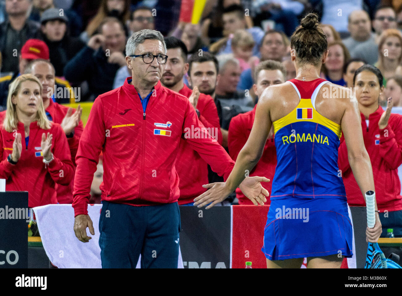 February 10, 2018: Florin Segarceanu the team captain of Romania and ...