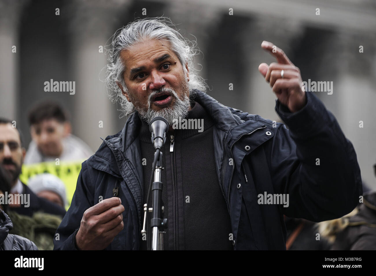 Manhattan, New York, USA. 10th Feb, 2018. Immigrant rights activist ...